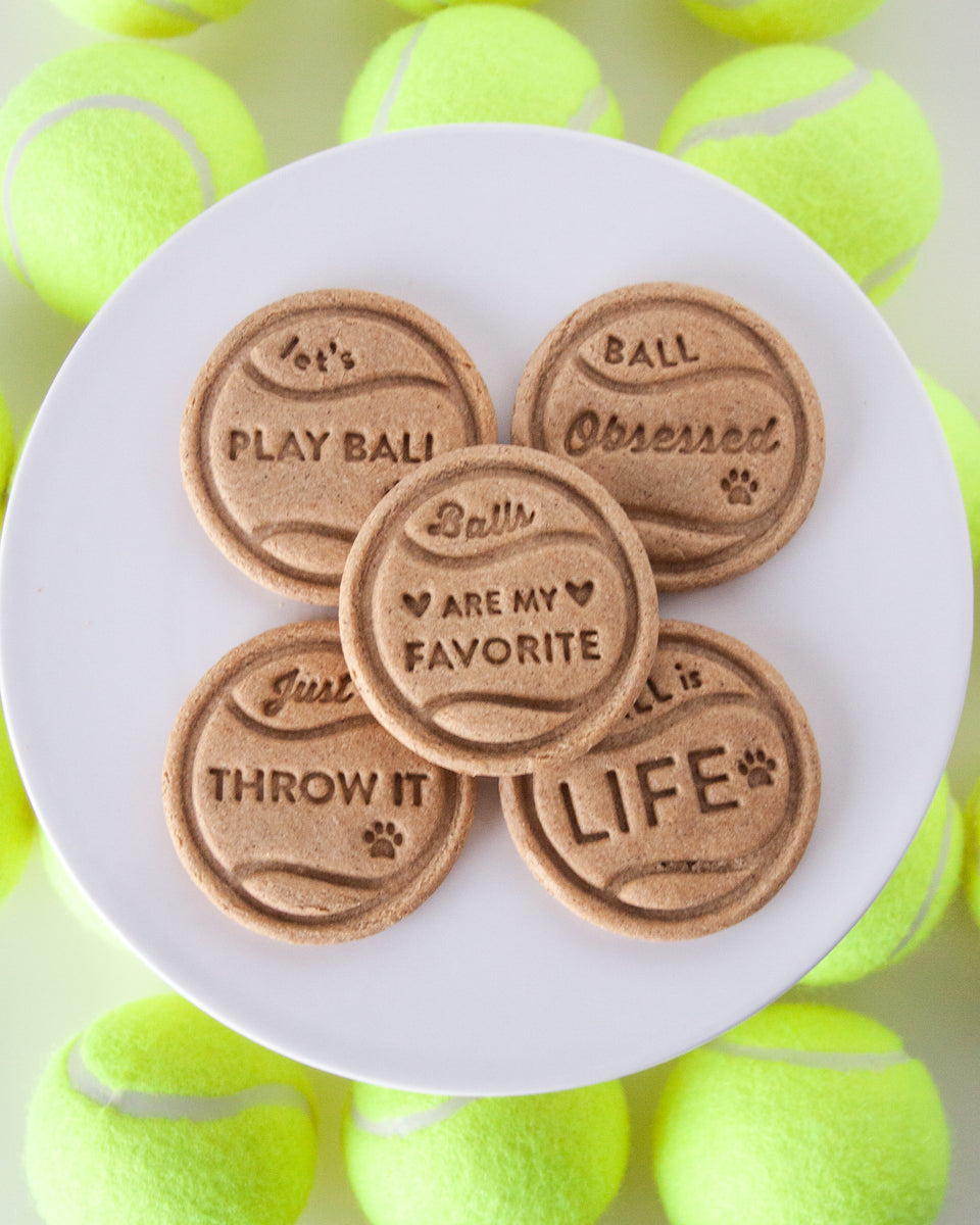 Dog Tennis Ball Shape Cookie Cutters Bundle (BUNDLE of 3) – Loki Doki Dog