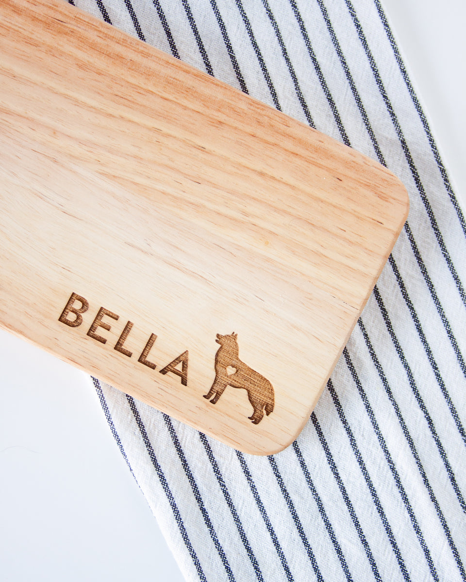 Modern Dog Breed Barkuterie & Charcuterie Board (PERSONALIZED with Bre ...